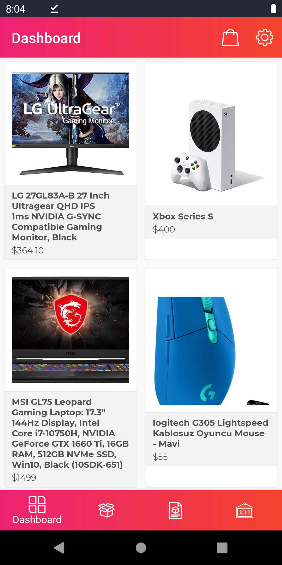 Android Kotlin Shop App with Firebase - Emre Tosunkaya